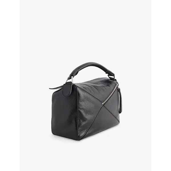 Loewe Puzzle Large Top Handle Bag - Black