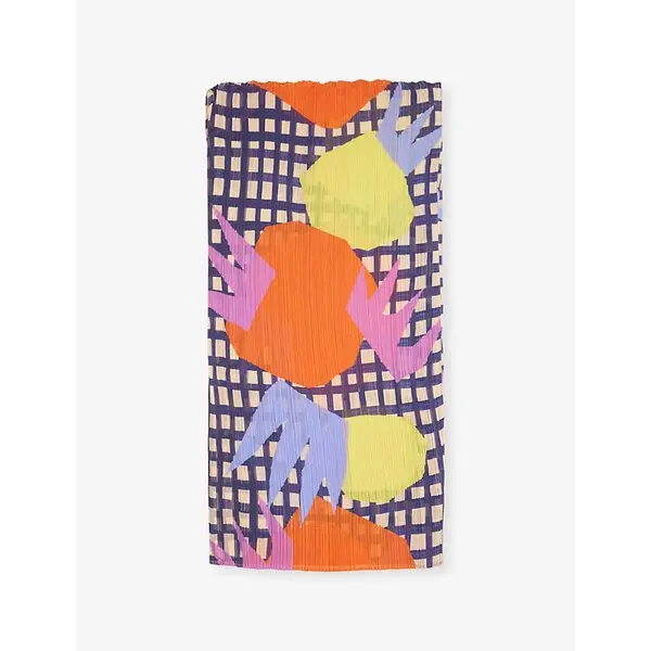 Issey Miyake Woven Stole - Tomato