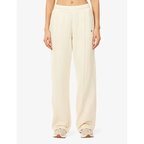 4TH & RECKLESS Fergie Wide-leg Cotton-jersey Jogging Bottoms
