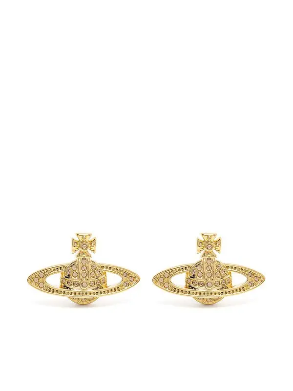 VIVIENNE WESTWOOD Mini Bas Relief Earrings - Metallic