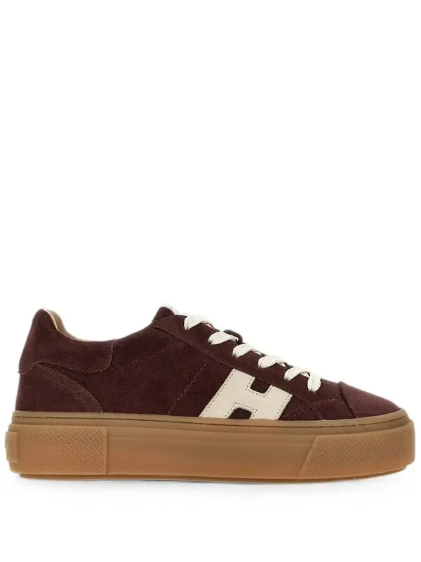 Hogan Crosswind Suede Sneakers - Brown