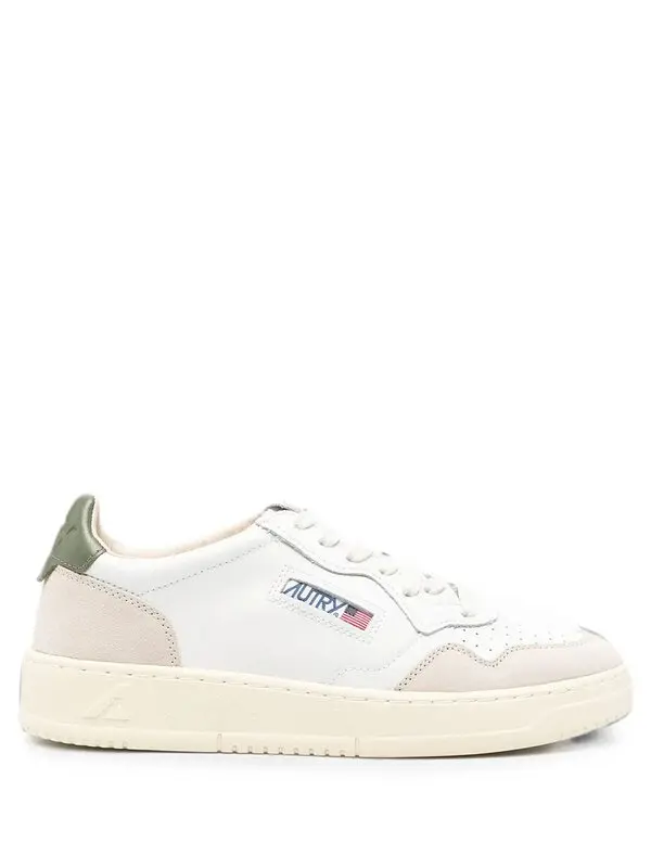 AUTRY Medalist Low Sneakers In Suede And Leather - White