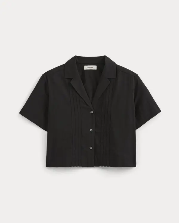 Everlane Cotton Gauze Resort Shirt - Black