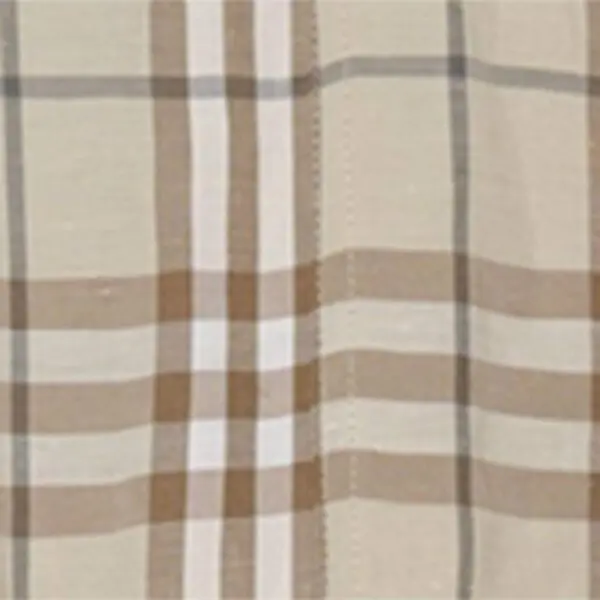 Burberry Belted Check Midi Dress