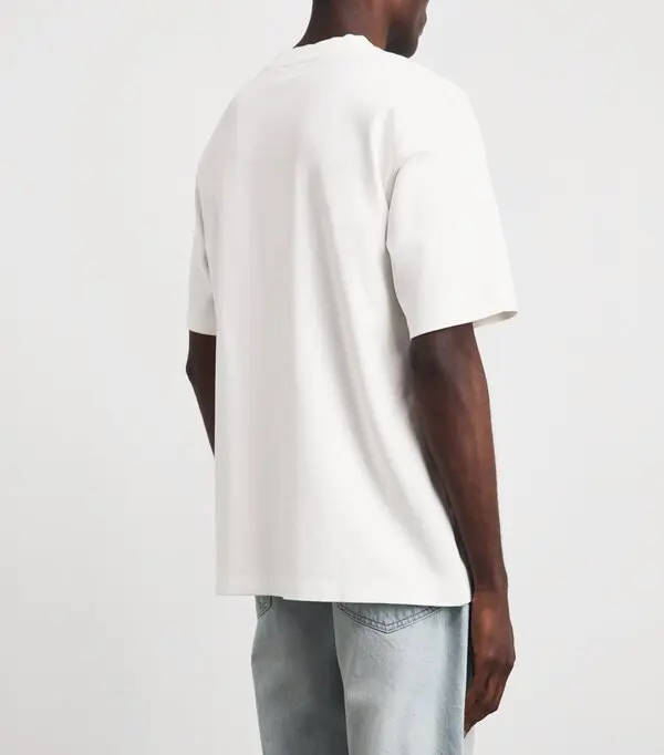Drole De Monsieur Cotton Signature T-shirt With Chalice Print
