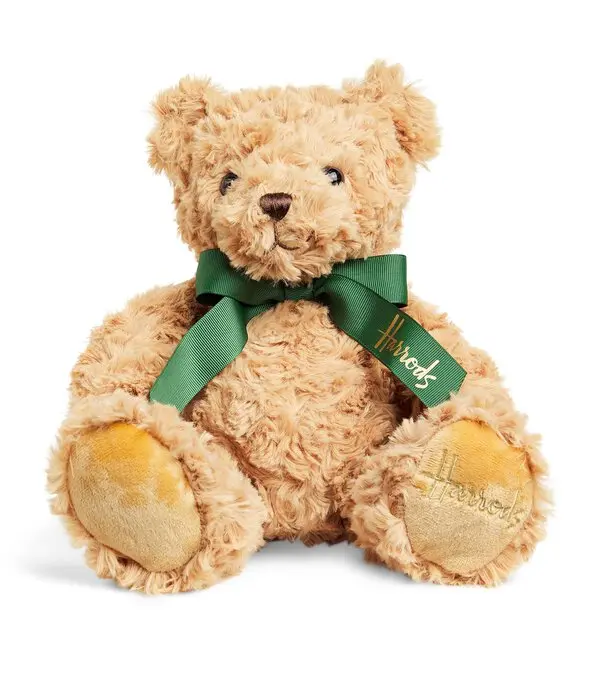 Harrods Large Curly Henry Bear - Neutral