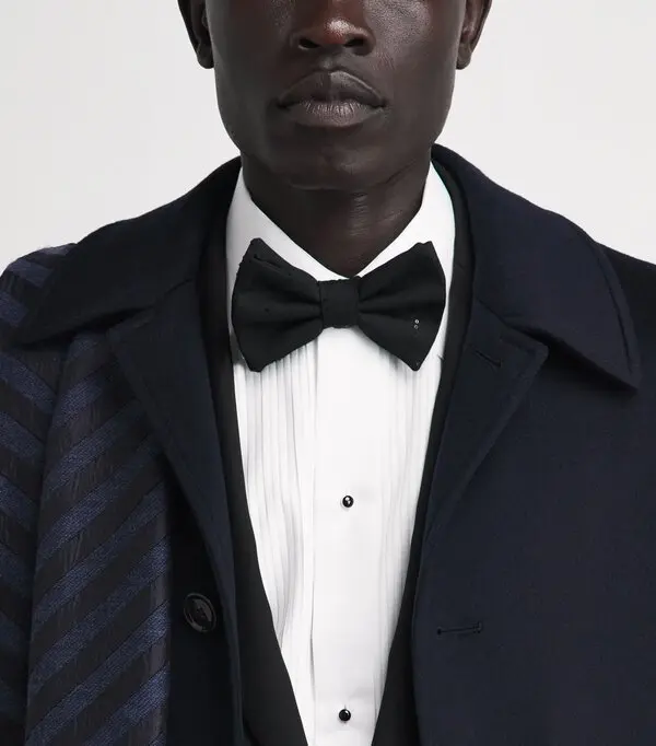Giorgio Armani Large Sequinned Pre-tied Bowtie