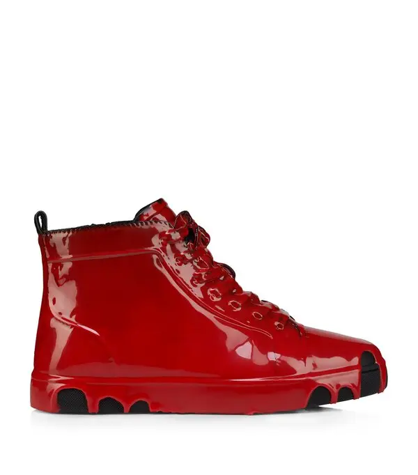 CHRISTIAN LOUBOUTIN Molten Louis High-top Sneakers - Black