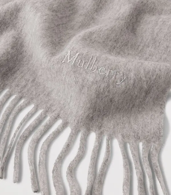 Mulberry Small Merino Wool Scarf