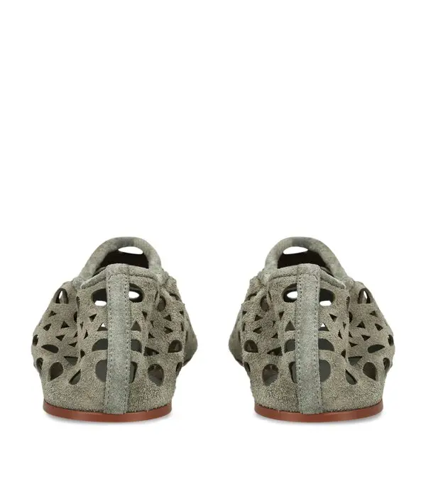 Alaïa Suede Neo Vienne Slippers