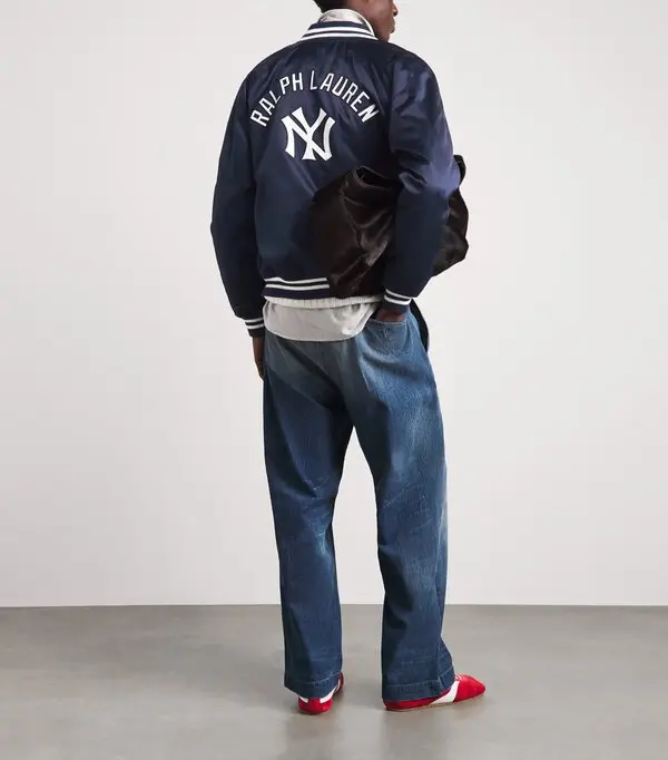 Polo Ralph Lauren Satin Yankees Bomber Jacket