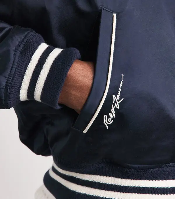 Polo Ralph Lauren Satin Yankees Bomber Jacket