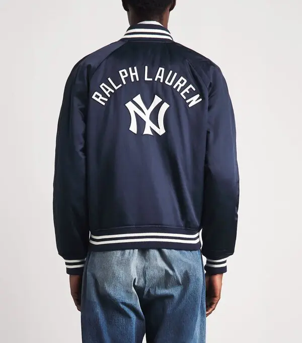 Polo Ralph Lauren Satin Yankees Bomber Jacket