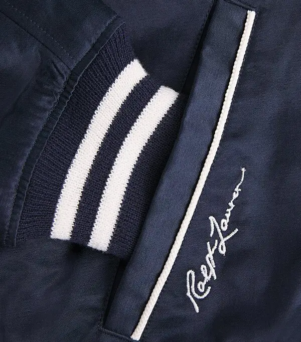Polo Ralph Lauren Satin Yankees Bomber Jacket