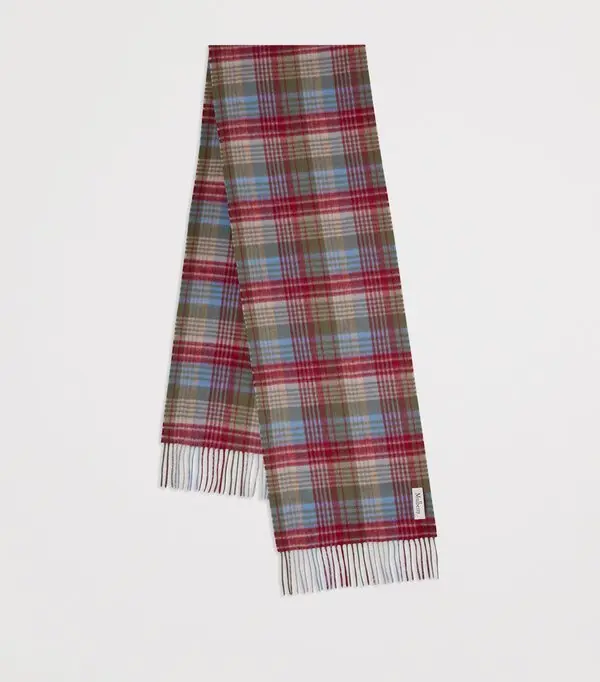 Mulberry Small Merino Check Scarf