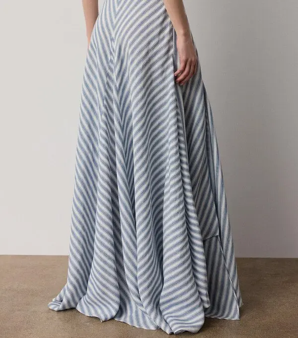Ralph Lauren Linen Shamus Maxi Skirt