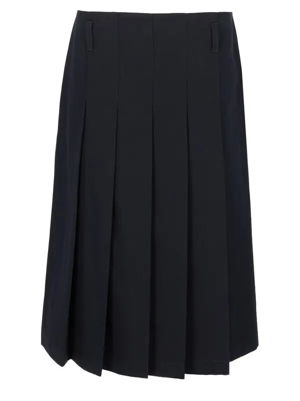 A.p.c. Pleated Cotton Skirt