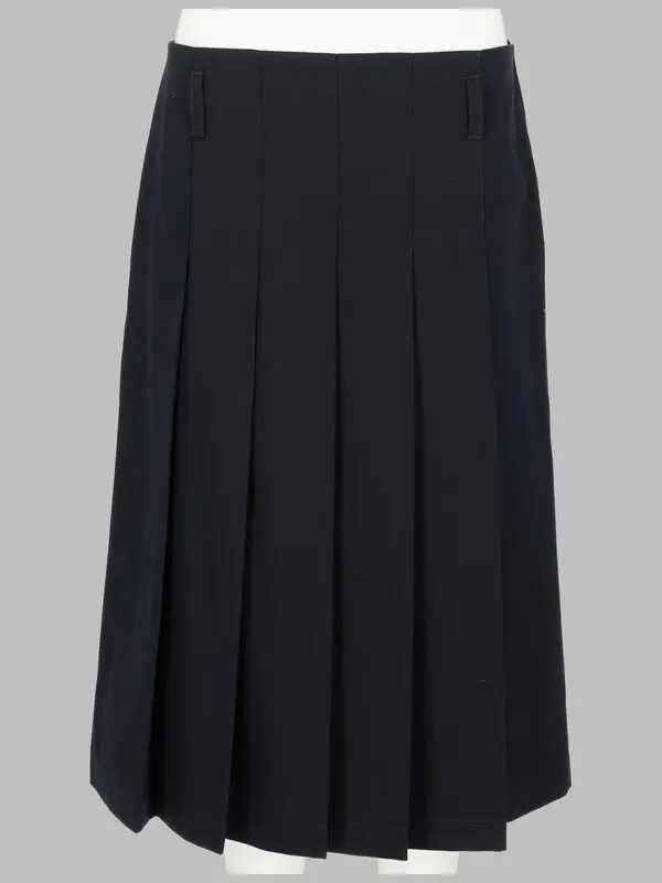 A.p.c. Pleated Cotton Skirt