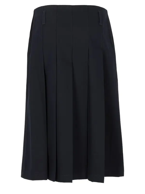 A.p.c. Pleated Cotton Skirt