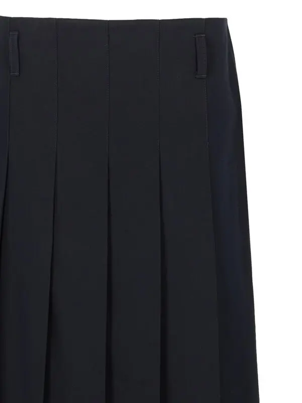 A.p.c. Pleated Cotton Skirt