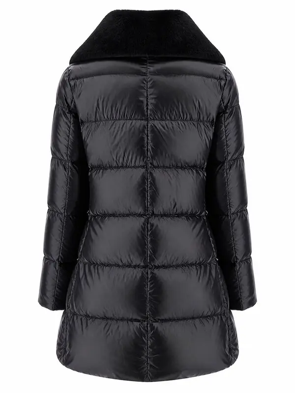 Herno Piumino A-shape Quilted Down Jacket - Black