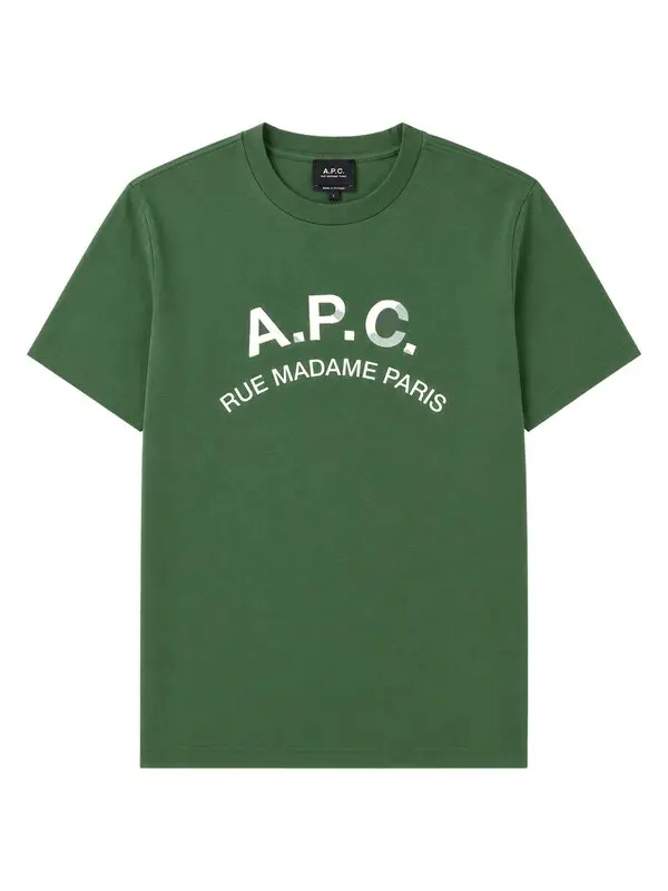 A.p.c. Logo T-shirt - Green