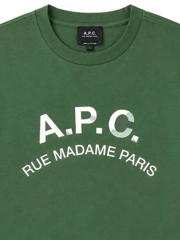 A.p.c. Logo T-shirt - Green