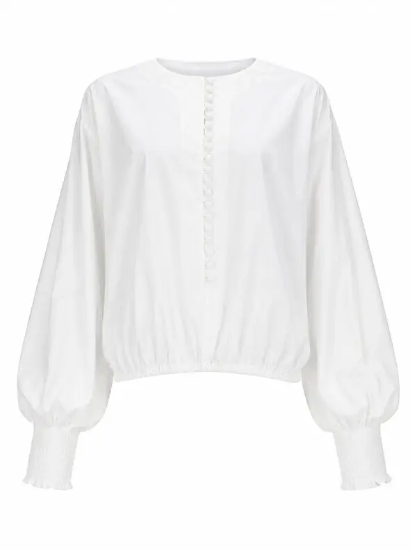 Balmain Camicia Con Manica A Pipistrello