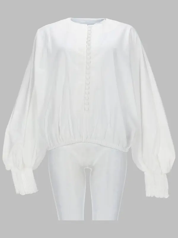 Balmain Camicia Con Manica A Pipistrello