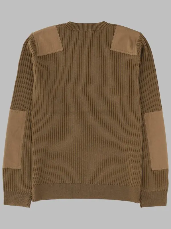 A.p.c. Mallarmé" Ribbed Wool Pullover - Brown