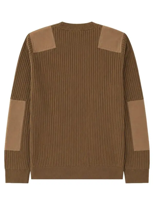 A.p.c. Mallarmé" Ribbed Wool Pullover - Brown