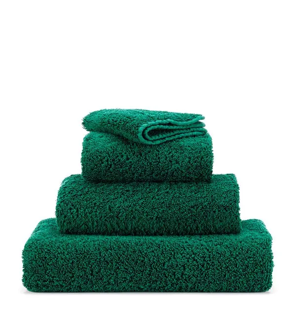 ABYSS & HABIDECOR Egyptian Cotton Super Pile Bath Sheet - Green