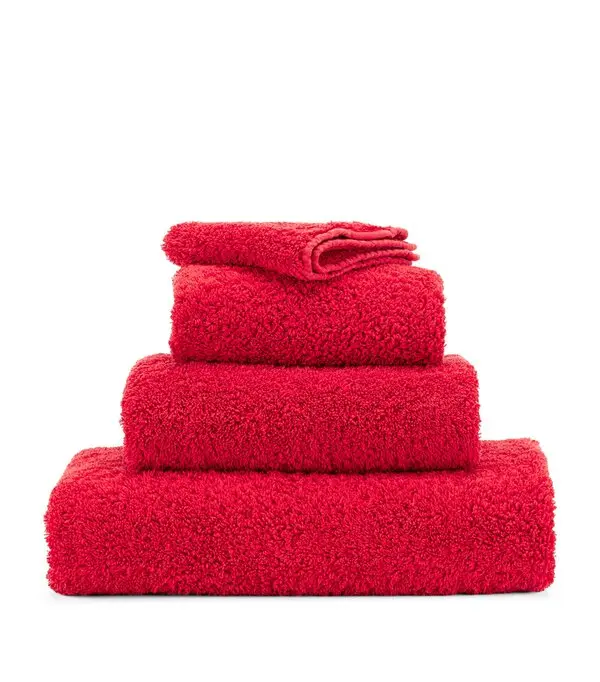 ABYSS & HABIDECOR Egyptian Cotton Super Pile Bath Sheet - Red