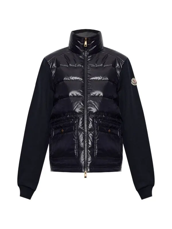 Moncler Wool And Nylon Padded Cardigan