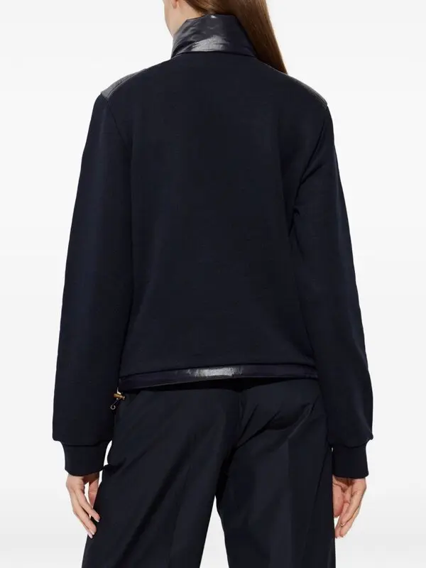 Moncler Wool And Nylon Padded Cardigan