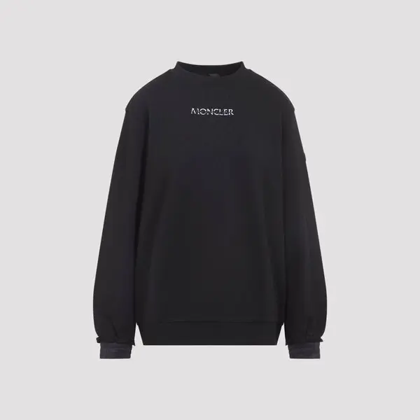 Moncler Polyamide Sweatshirt T-shirt - Black