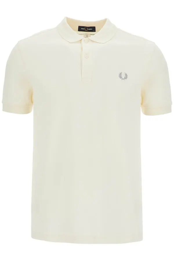 Comme Des Garçons Cotton Polo T-shirt, Fw24 - Ecru