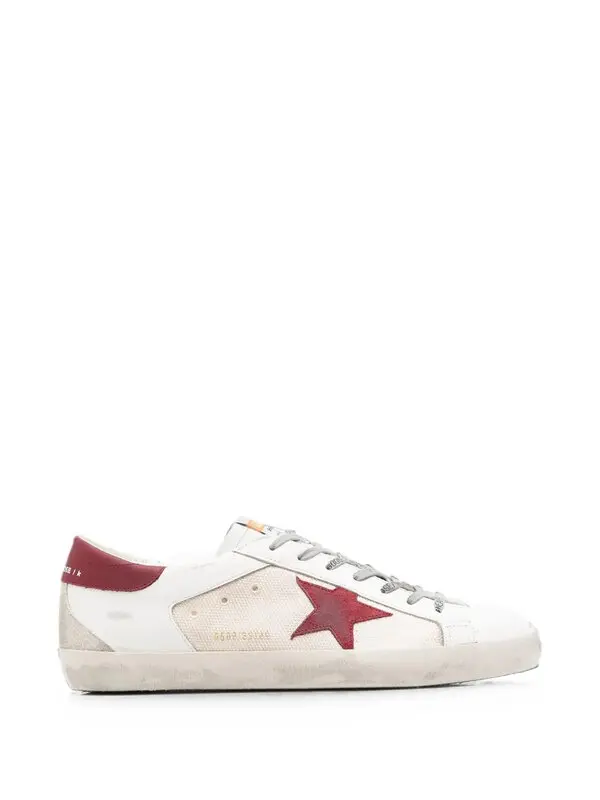 GOLDEN GOOSE Mesh Detail Star Sneakers