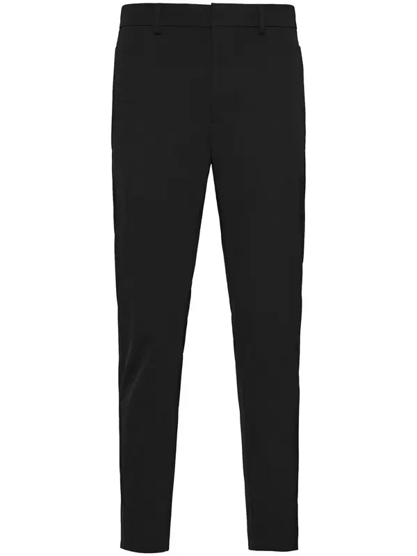 Prada Recycled Polyester Stretch Trousers