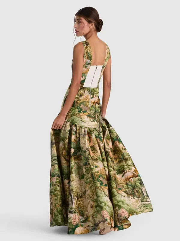 Alice + Olivia Lila Structured Gown