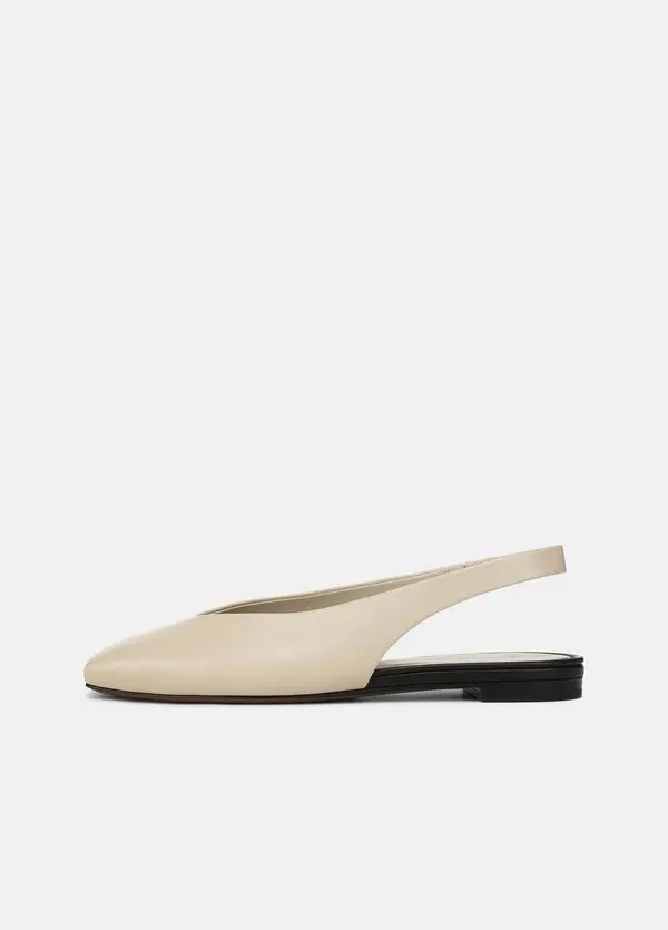 Vince Darlina Leather Slingback Flat - Moonlight