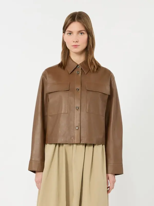Max Mara Nappa Leather Jacket