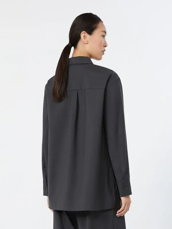 Max Mara Basic Woollen Cloth Shirt