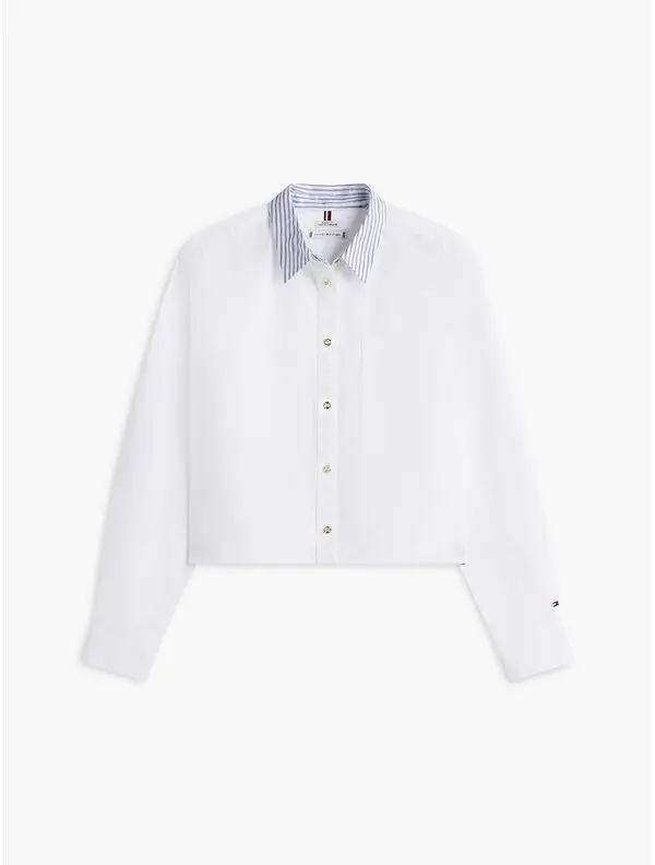 Tommy Hilfiger Gold-button Poplin Shirt