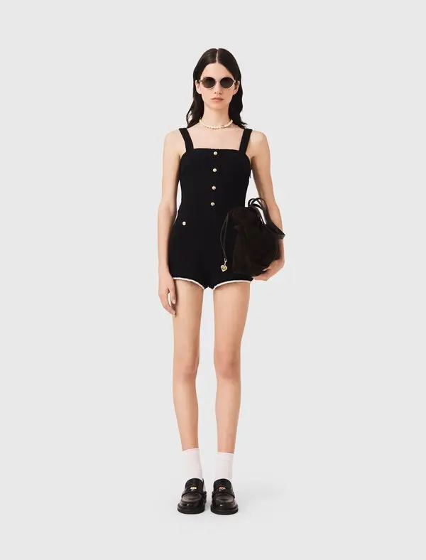 Maje Tweed Playsuit