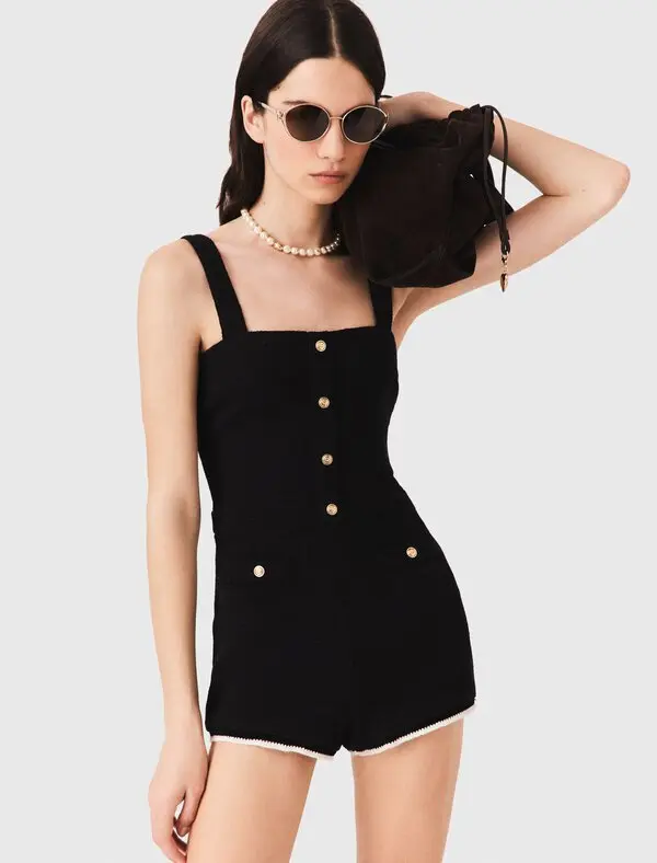 Maje Tweed Playsuit