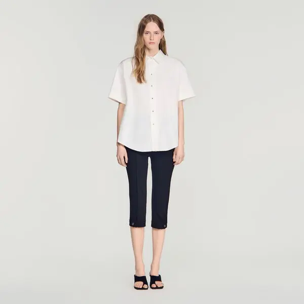 Sandro Pleated Back Shirt