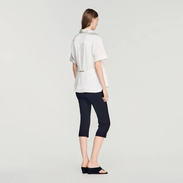 Sandro Pleated Back Shirt