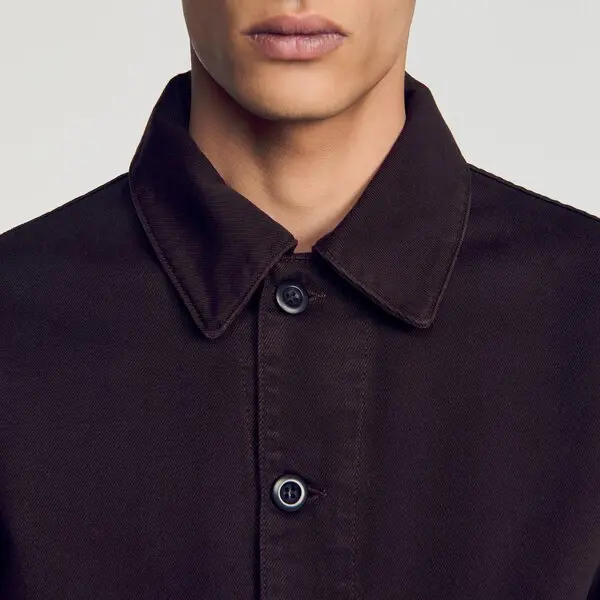 Sandro Denim Worker Jacket