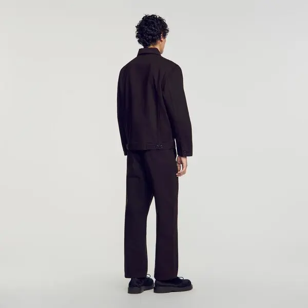 Sandro Denim Worker Jacket